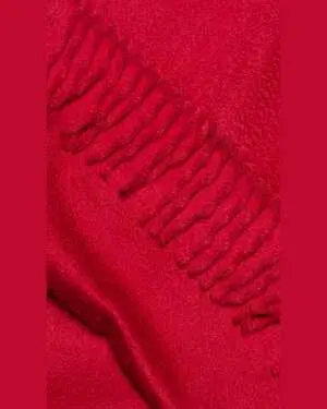 BEGG X CO Arran Solid Scarf - Carmine
