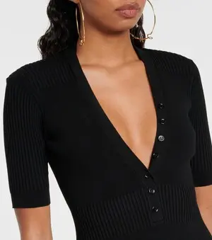 Jacquemus Le Body Yauco Ribbed-knit Bodysuit