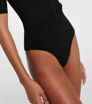 Jacquemus Le Body Yauco Ribbed-knit Bodysuit