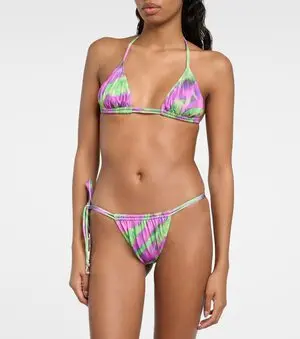 BANANHOT Seychelle Triangle Bikini Top - Multicoloured