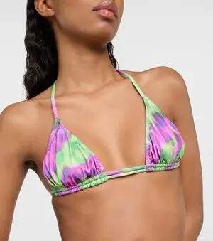 BANANHOT Seychelle Triangle Bikini Top - Multicoloured