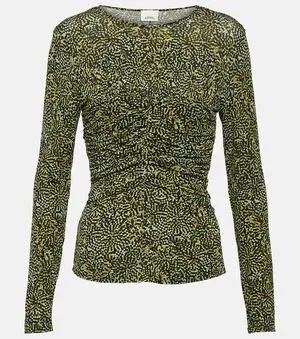 Isabel Marant Étoile Jalilagb Draped Jersey Top - Black