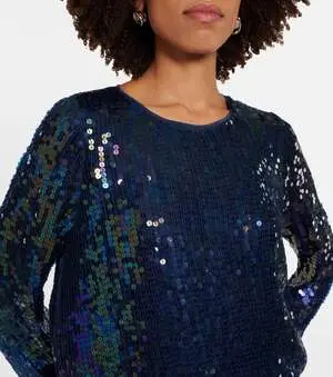 Velvet By Graham & Spencer Evie Sequined Top
