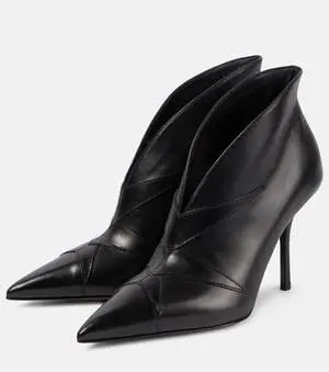 Alaïa Leather Ankle Boots