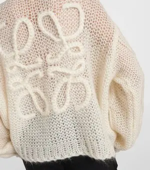 Loewe Anagram Mohair-blend Cardigan