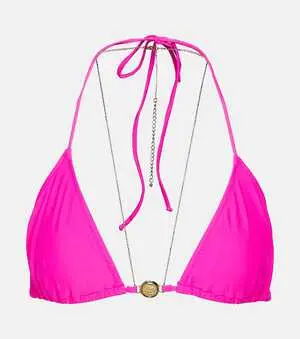 BANANHOT Chain Bikini Top - Pink