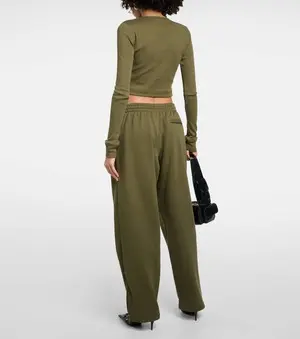 Wardrobe.NYC X Hailey Bieber Cotton Jersey Track Pants