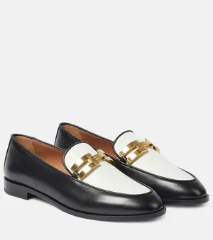 AQUAZZURA Brandi Leather Loafers - Multicoloured