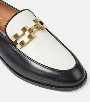 AQUAZZURA Brandi Leather Loafers - Multicoloured