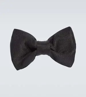 TOM FORD Silk Bow Tie - Black