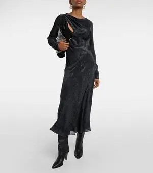 Isabel Marant Étoile Sabrina Silk-blend Midi Dress