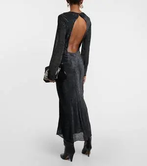 Isabel Marant Étoile Sabrina Silk-blend Midi Dress