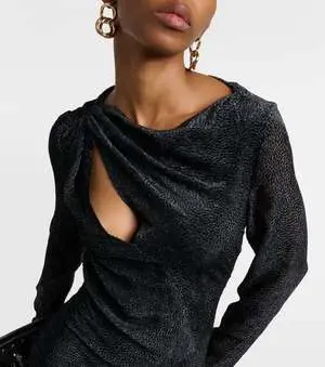 Isabel Marant Étoile Sabrina Silk-blend Midi Dress