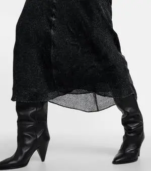 Isabel Marant Étoile Sabrina Silk-blend Midi Dress