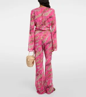 BANANHOT Teresa Printed Flared Pants