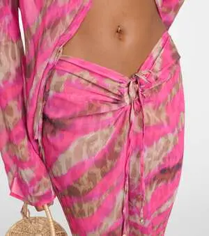 BANANHOT Teresa Printed Flared Pants