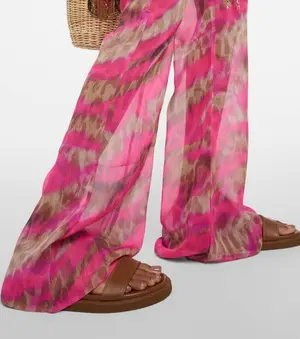 BANANHOT Teresa Printed Flared Pants