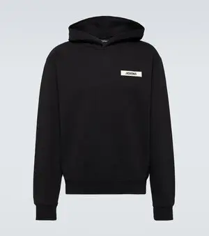 Jacquemus Le Hoodie Gros Grain - Black