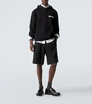 Jacquemus Le Hoodie Gros Grain - Black