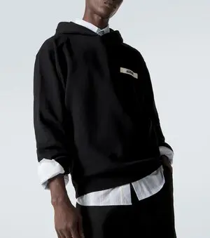 Jacquemus Le Hoodie Gros Grain - Black