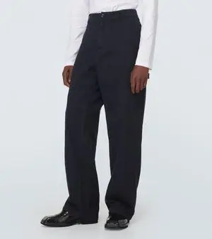 Dolce & Gabbana Mid-rise Straight Cotton Pants