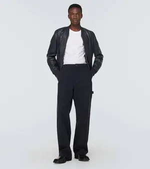 Dolce & Gabbana Mid-rise Straight Cotton Pants