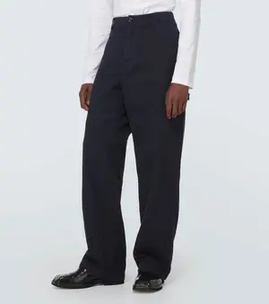 Dolce & Gabbana Mid-rise Straight Cotton Pants