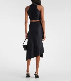 Coperni Floral Jersey Halter Top