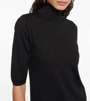 Max Mara Ciriaco Virgin Wool Turtleneck Top