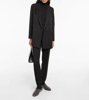 Max Mara Ciriaco Virgin Wool Turtleneck Top