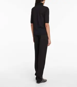 Max Mara Ciriaco Virgin Wool Turtleneck Top