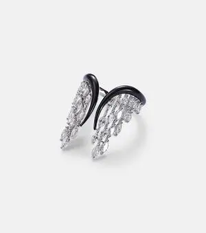 KAMYEN Angel Wings Diamond Ring - Silver