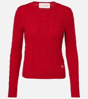Valentino Garavani Cashmere Sweater - Red