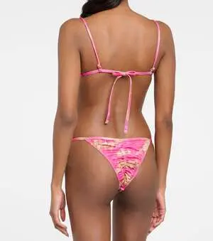 BANANHOT Emi Printed Bikini Bottoms - Pink