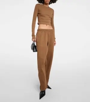 Wardrobe.NYC X Hailey Bieber Cotton Jersey Track Pants