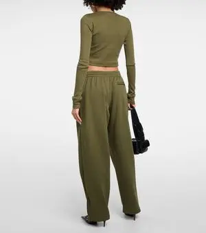 Wardrobe.NYC X Hailey Bieber Cotton Track Pants - Green
