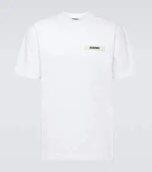 Jacquemus Le T-shirt Gros Grain Cotton T-shirt - White