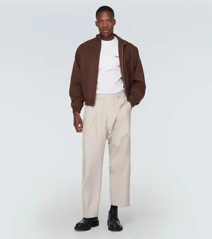 Jacquemus Le T-shirt Gros Grain Cotton T-shirt - White