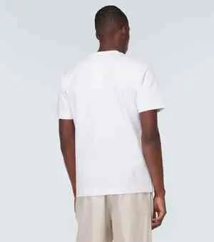 Jacquemus Le T-shirt Gros Grain Cotton T-shirt - White