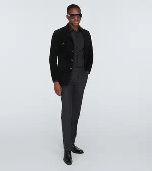 TOM FORD Cotton Poplin Tuxedo Shirt