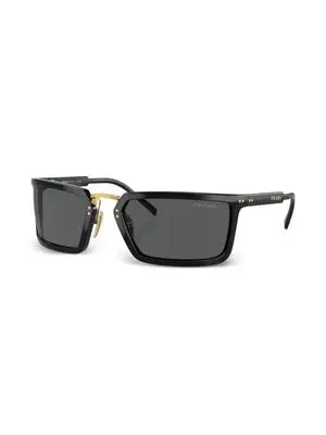 Prada Logo Wraparound Sunglasses