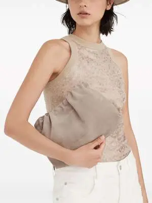 Brunello Cucinelli Suede Drawstring Shoulder Bag