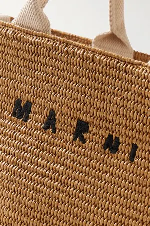 Marni Basket Small Tote - Neutrals