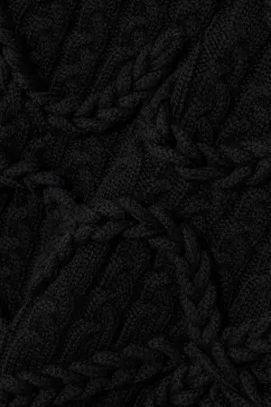 Loewe Anagram Cable-knit Wool Vest