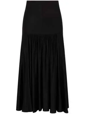 Rabanne Button-embellished Draped Skirt