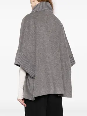 Cinzia Rocca Wide-sleeves Virgin Wool Jacket - Grey