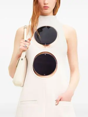 COURREGES Cut-out Sleeveless Minidress