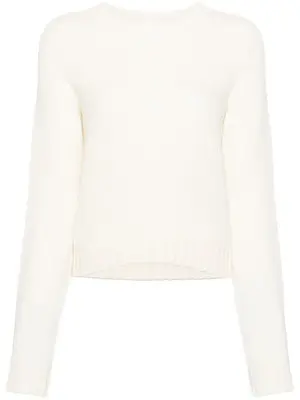 Palm Angels Curved-logo Wool-blend Jumper