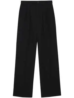 ANINE BING Carrie Wide-leg Wool Trousers