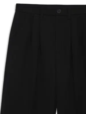 ANINE BING Carrie Wide-leg Wool Trousers